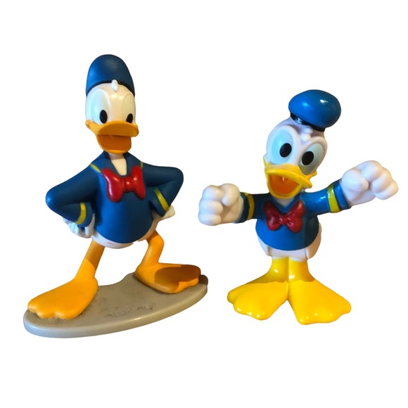 Disney | Toys | Disney Donald Duck Set 2 Pvc Figurines 3 Couple Bossy ...